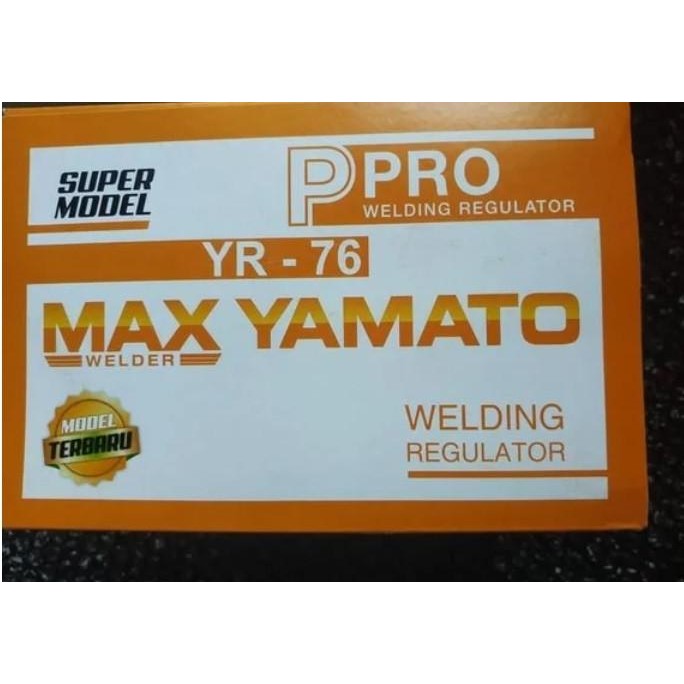Jual Regulator Propane Yamato Max Yr 76 Lpg Gas Yamoto Welding Las Original Dan Terpercaya ...