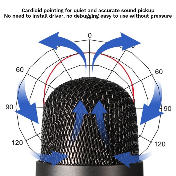 Jual Bonkyo M996 Microphone karaoke Condenser Peralatan Audio Portable ...