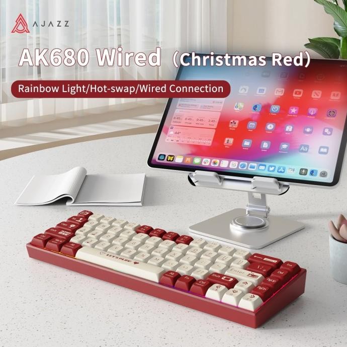 Jual Ajazz Ak680 Mini Rgb Mechanical Gaming Keyboard Storemilo727 ...