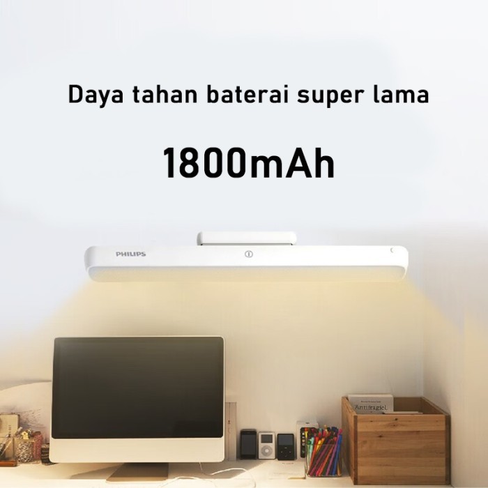 Jual PHILIPS MAGNETIC LAMP 66143 LAMPU BACA MEJA BELAJAR / LAMPU LED MAGNET TEMPEL / DESK LIGHT ...