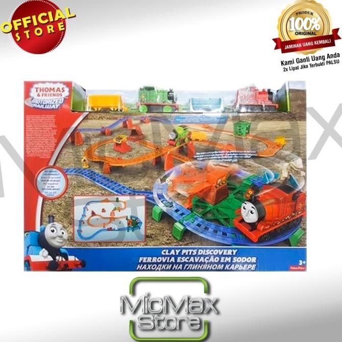Jual Thomas And Friends Motorized Railway Clay Pits Discovery Original ...