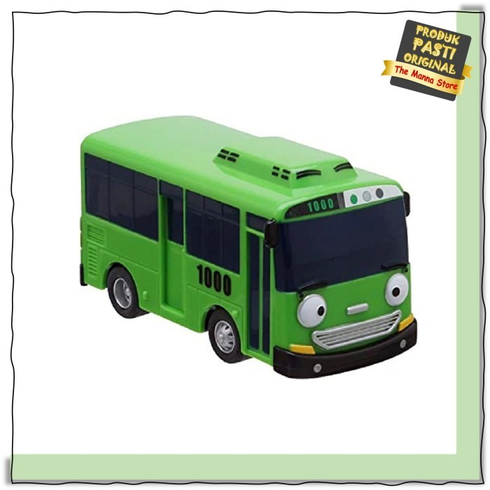 Jual Termurah Iconix Tayo The Little Bus Rogi Bus Green Mimi World Pull ...