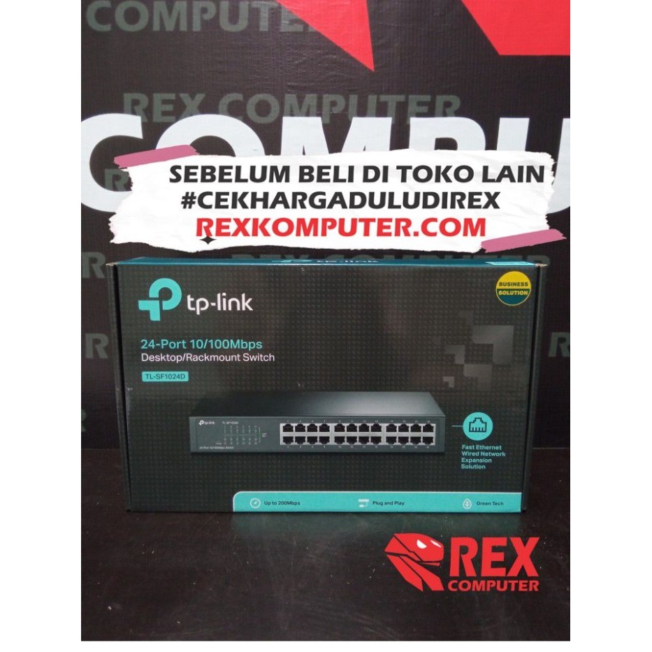 Jual TP-LINK TL-SF1024D 24-Port 10/100M TPLINK Switch Hub 24Port ...
