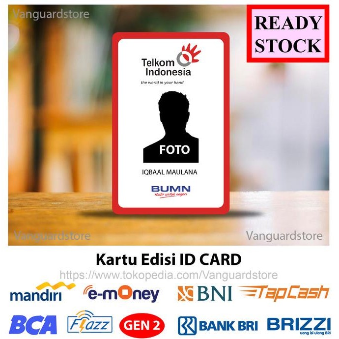 Jual Produk Baru!! Emoney BRI MANDIRI BNI ID Card Telkom Indonesia ...