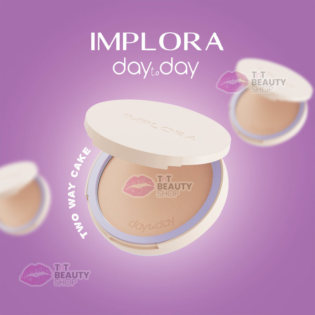 Jual Implora Day to Day Series Two Way cake | TnT Beauty Shop | Shopee ...
