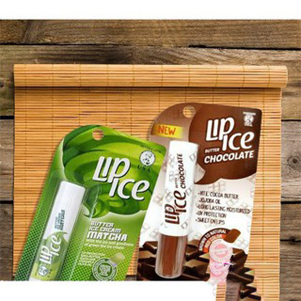 Jual Lip Ice Butter Ice Cream Matcha | Lip Ice Butter Ice Cream ...
