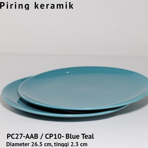 Jual Piring Ceper /Piring Bulan 10" Indokeramik (6 pcs ) Indo Keramik ...