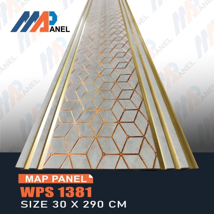 Jual Ps Wall Panel Dekorasi Dinding Motif Map Panel Ukuran 30X290 Cm ...