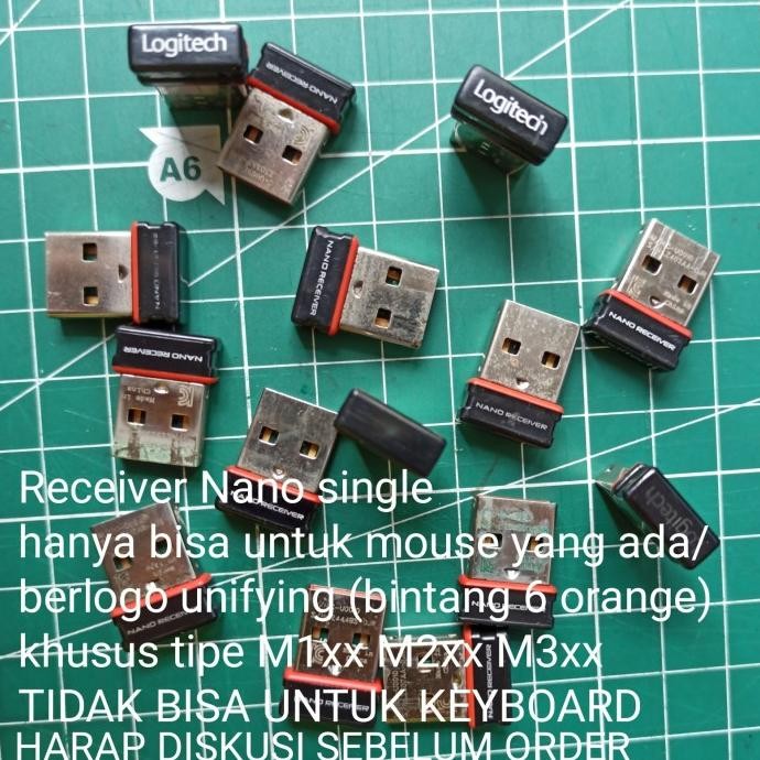 Jual Receiver Nano Mouse Keyboard Logitech Unifying Combo Single ...