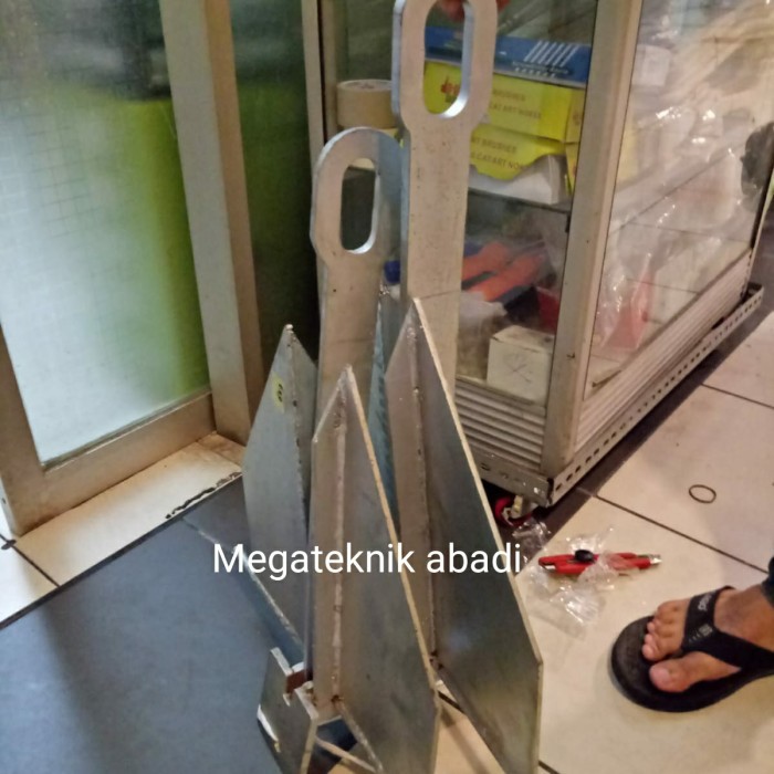 Jual TERBARU Jangkar kapal Danforth anchor galvanis 5kg / jangkar kapal ...