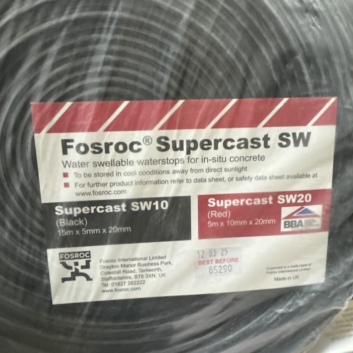 Jual WATERSTOP SUPERCAST SW10 FOSROC | Shopee Indonesia