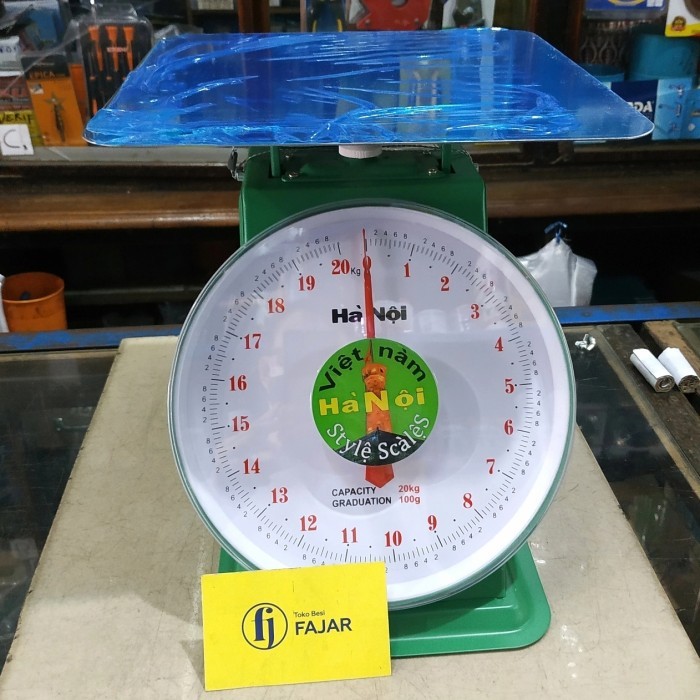 Jual TERMURAH - Timbangan duduk Vietnam 20 kg / Timbangan jarum pegas model rata | Shopee Indonesia