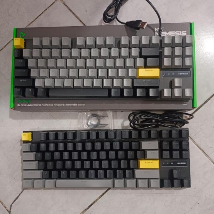 Jual Keyboard Gaming Mechanical Nyk Saber MKN-02 TKL | Shopee Indonesia