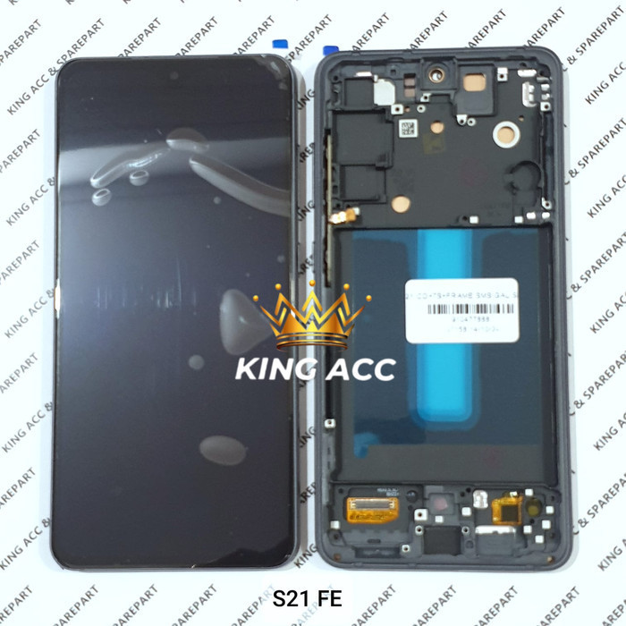 Jual LCD TOUCHSCREEN SAMSUNG GALAXY S21 FE 5G / G990E BLACK OLED PLUS ...