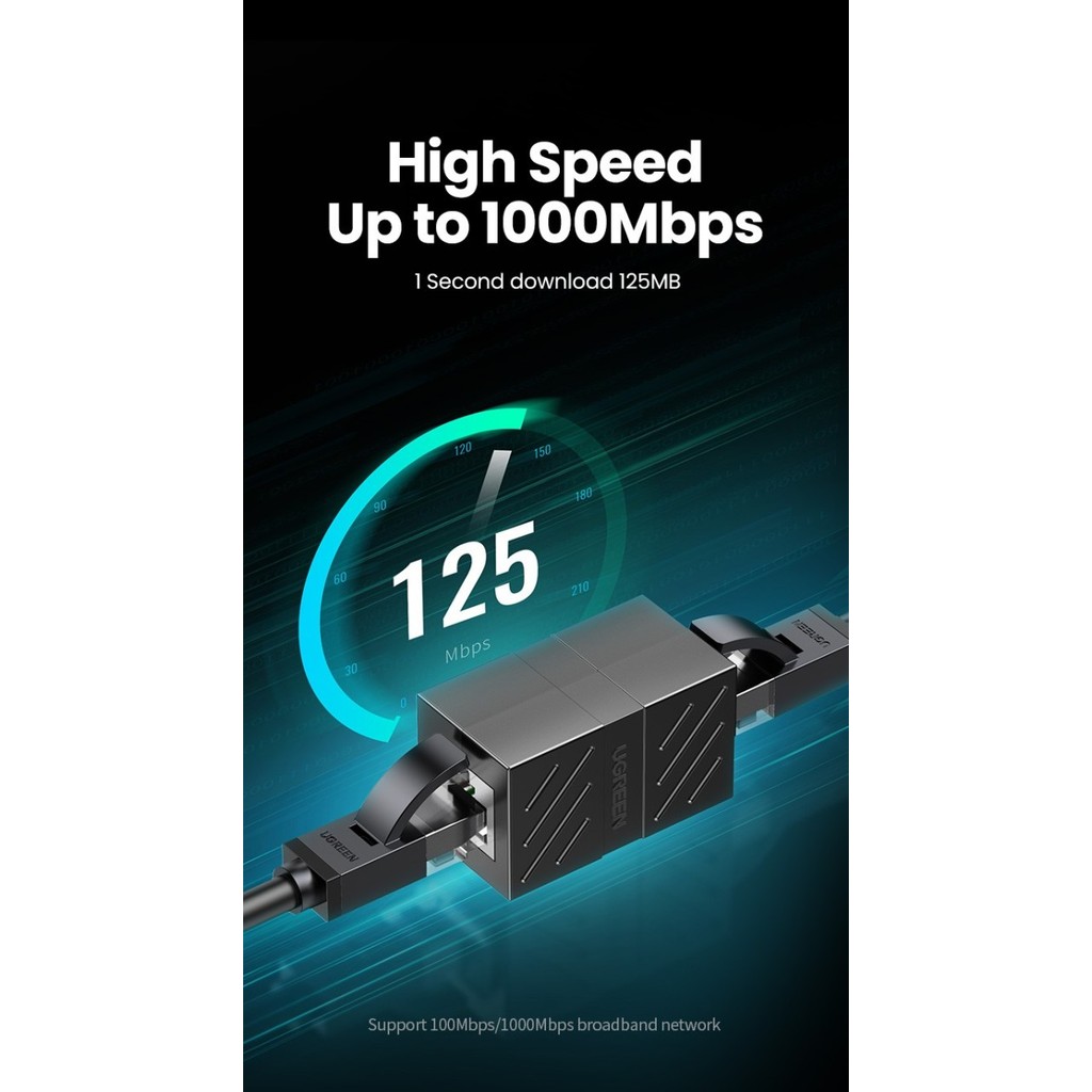 Jual LAN UTP Barel Connector Sambungan Kabel LAN RJ45 Cat 5e Cat 6 ...