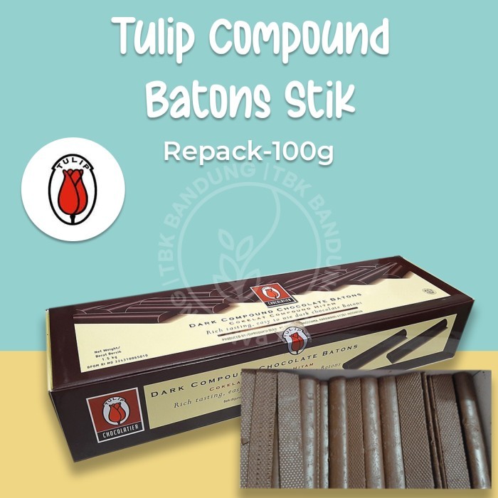 Jual Stick Chocolate Sticks Batons Tulip Compound Sticks Stik Coklat ...