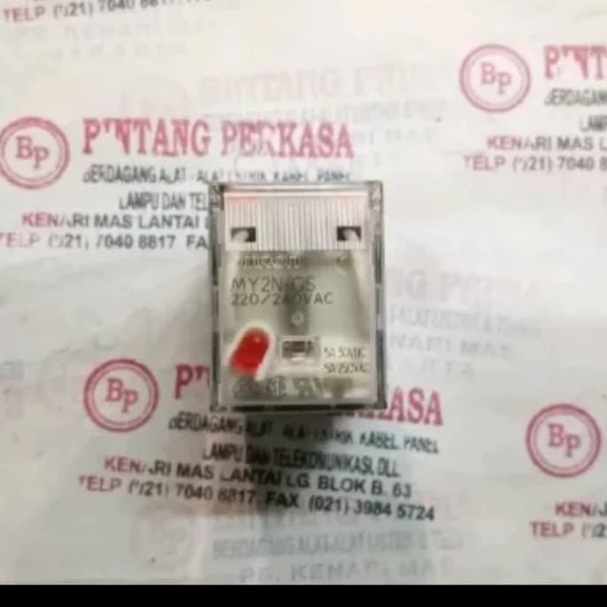 Jual Promo Relay MY2N-GS 12V DC 8 Pin / 8 Kaki merk Omron Original COD | Shopee Indonesia