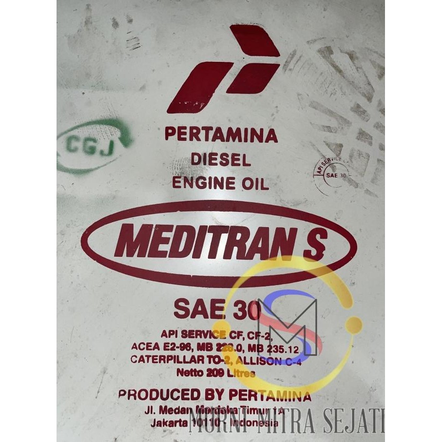 Jual Pertamina Meditran S-30 S30 SAE 30 Oli Diesel Eceran Literan Ecer ...