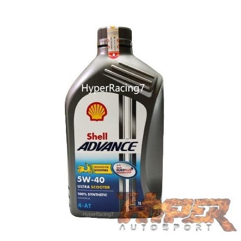 Jual Shell Advance Ultra Scooter 5W - 40 1 Liter Oli Matic Full ...