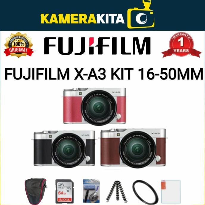 Jual Fujifilm X-A3 Kit 16-50Mm / Kamera Fujifilm Xa3 Kit 16-50Mm | Shopee Indonesia
