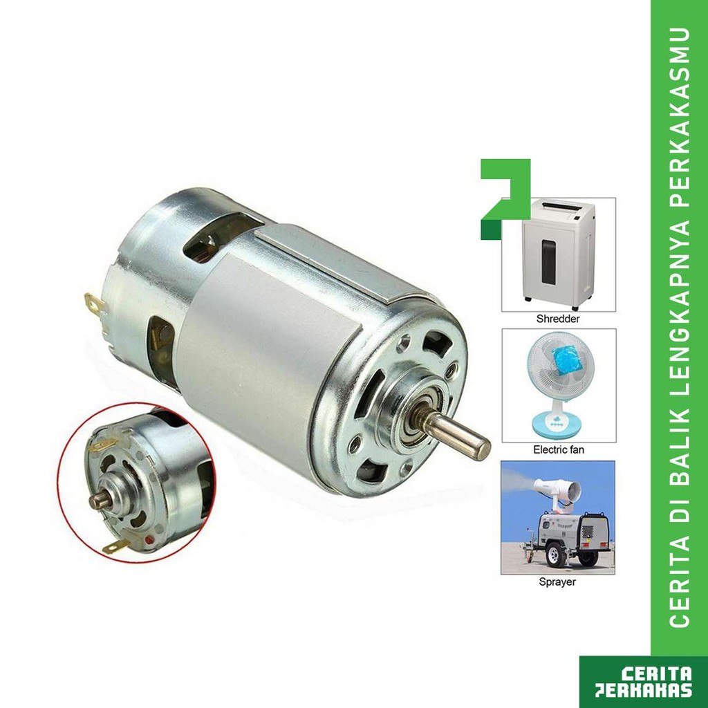 Jual Motor Dinamo DC 775 795 895 12V CP / Listrik High Torsi Speed Mesin Power Tools DIY ...