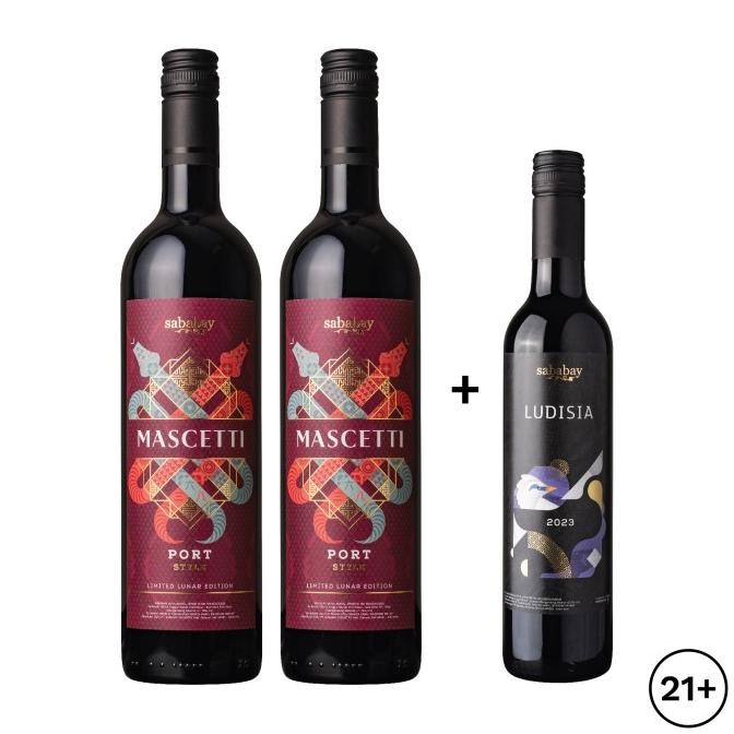 Jual Tersedia [2025 CNY EDITION] Sababay Wine Bundle 2 Mascetti 750ml ...