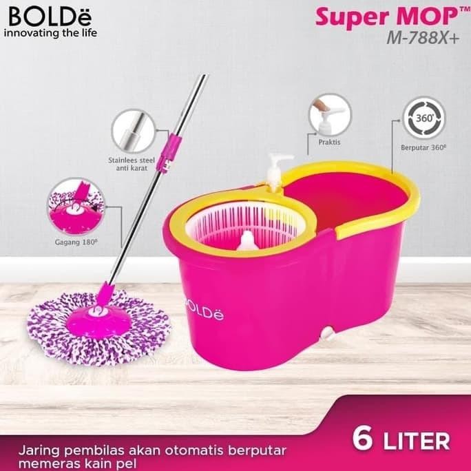 Jual Alat Pel Super Mop Bolde M-778X+ (Botol + Lubang Drainase ...