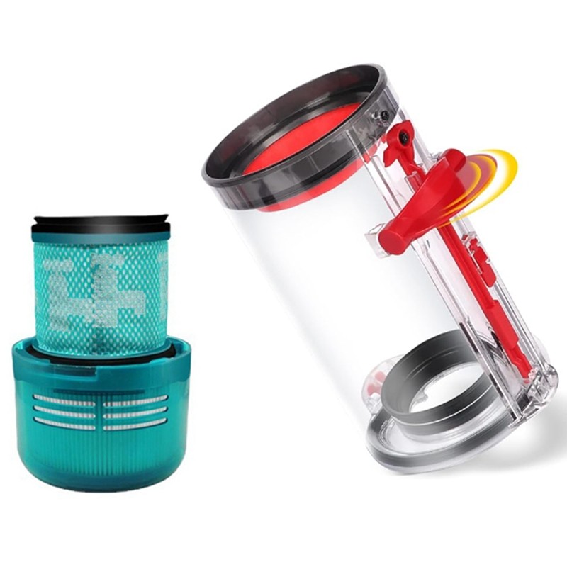 Jual Dust Bin+HEPA Filter+Switch Button Replament Kit As Shown | Shopee ...