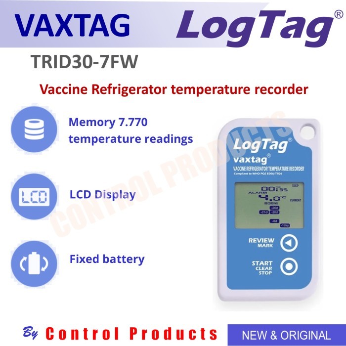 Jual Logtag Vaxtag Temperature Recorder TRID30-7FW | Shopee Indonesia