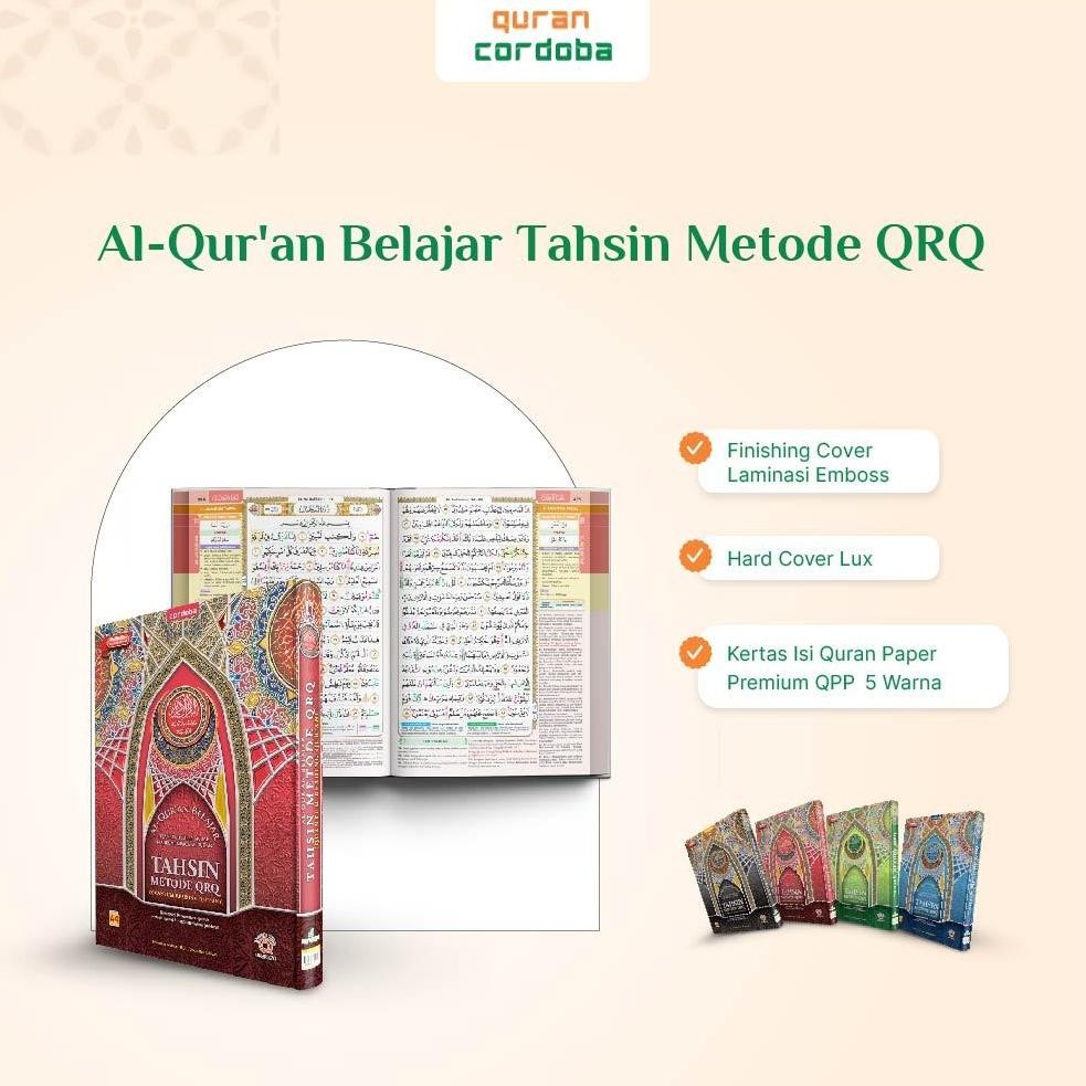 Jual hj-45 Al Quran Belajar Tahsin Super Mudah Metode QRQ Quantum Reading Quran Ukuran A4 Murah ...