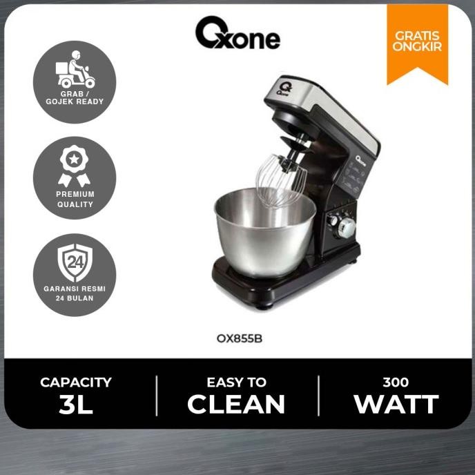 Jual Oxone Ox855 Stand Mixer 4 L Stainless Steel | Shopee Indonesia