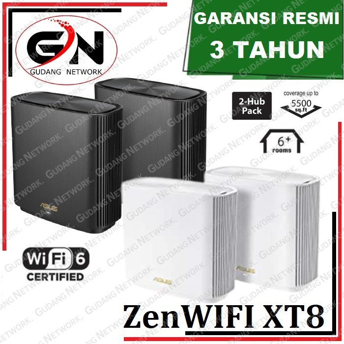 Jual ASUS ZenWiFi AX-6600 Whole-Home Tri-Band Mesh WiFi 6 System XT8 ...