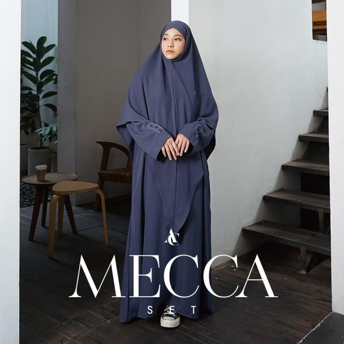 Jual Alur Cerita Mecca Set Abaya Khimar | Shopee Indonesia