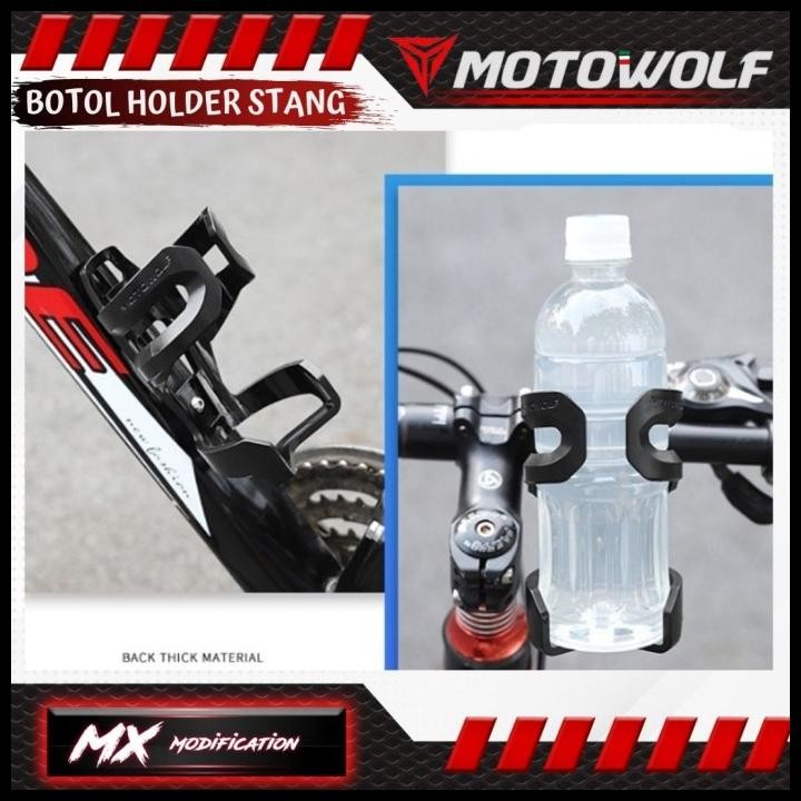 Jual Motowolf Bottle Holder / Tempat Botol Minum Stang Di Sepeda Dan ...