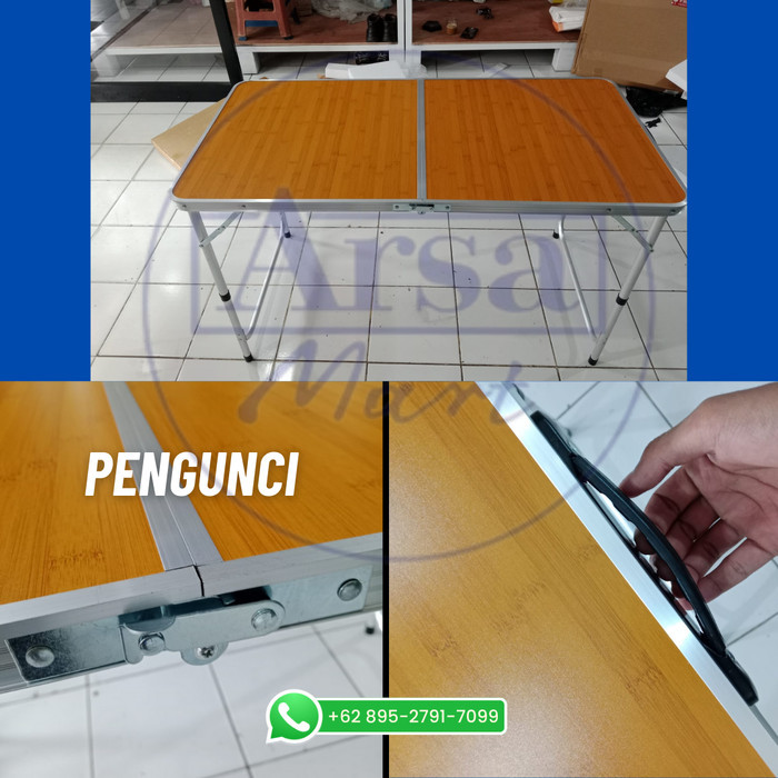 Jual MEJA LIPAT KOPER PORTABLE MEJA LIPAT DAGANG MEJA JUALAN MEJA PRAKTIS MEJA SEBAGUNA ...