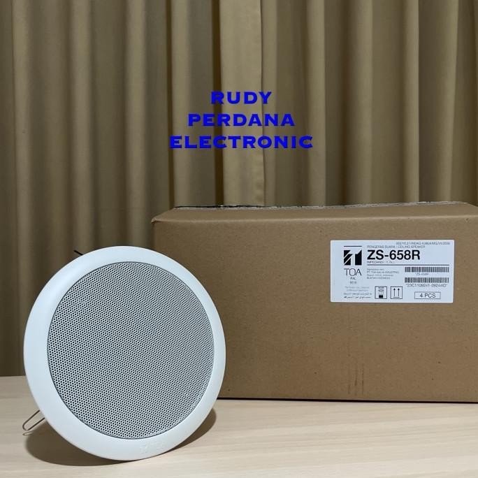 Jual SPEAKER AUDIO PANEL CONE CEILING PLAFON 6 W WATT INCH TOA ZS-658R | Shopee Indonesia