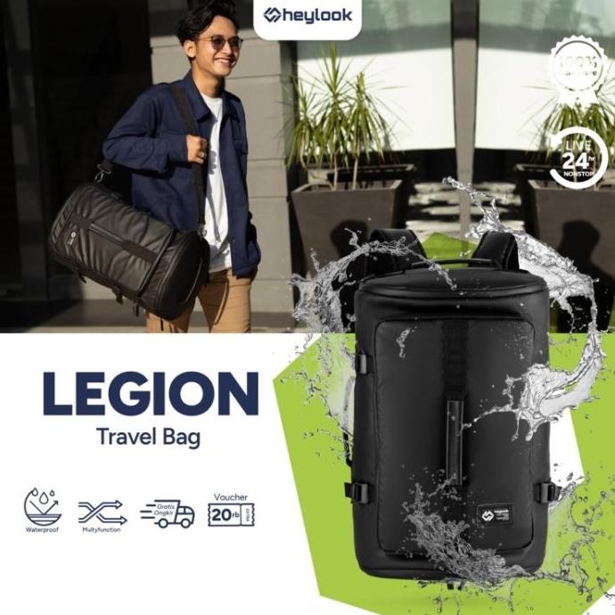 Jual Travelbag Pria Legion Travel Bag Tas Gym Duffle Bag Tas Fitness ...
