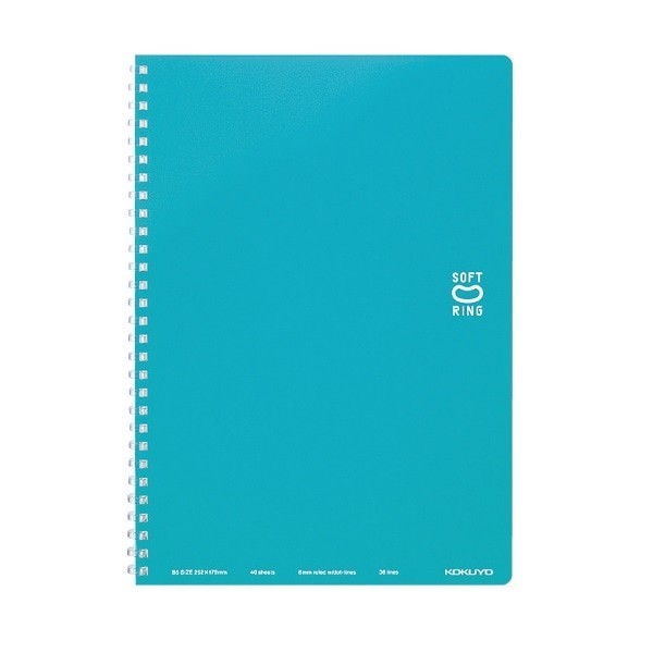 Jual Ready KOKUYO Soft Ring notebook B5 6mm ruled w/dot-lines 36lines ...
