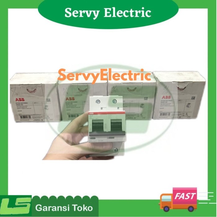 Jual Abb Mcb High Performance S802B - C63 Mcb 2P 63A 16Ka 440 Vac Kurva C 2Ccs812001R0634 ...