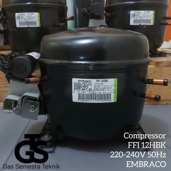 Jual Compressor Embraco Ffi 12Hbk 1/3 Pk Kompresor Ffi 12 Hbk Embraco | Shopee Indonesia