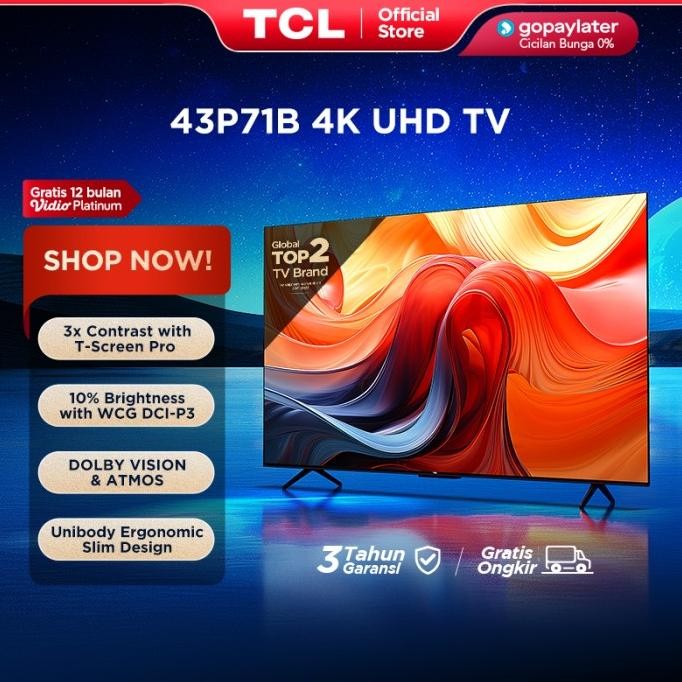 Jual 43 Inch Google Tv - 4K Uhd - Hdr 10+ - Dolby Audio - Uni Body ...