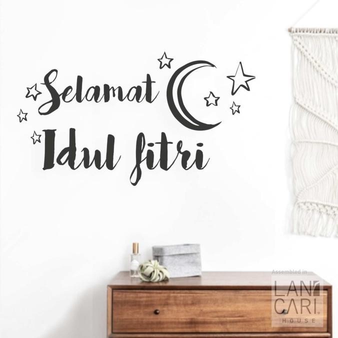 Jual Mubarak| Stiker Cutting Idul Fitri Hari Raya Window Wall Sticker ...