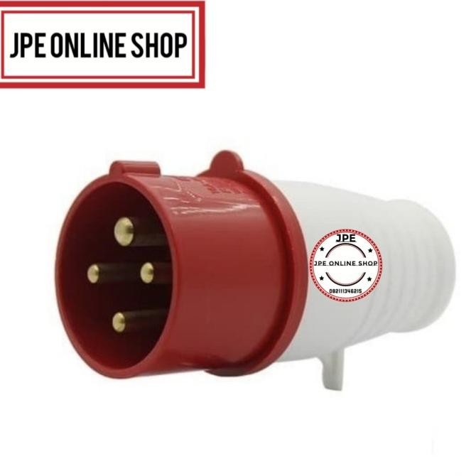 Jual Steker Genset 4 Pin 32A CEE 024 Industrial Plug 4 Pin 32A Original | Shopee Indonesia