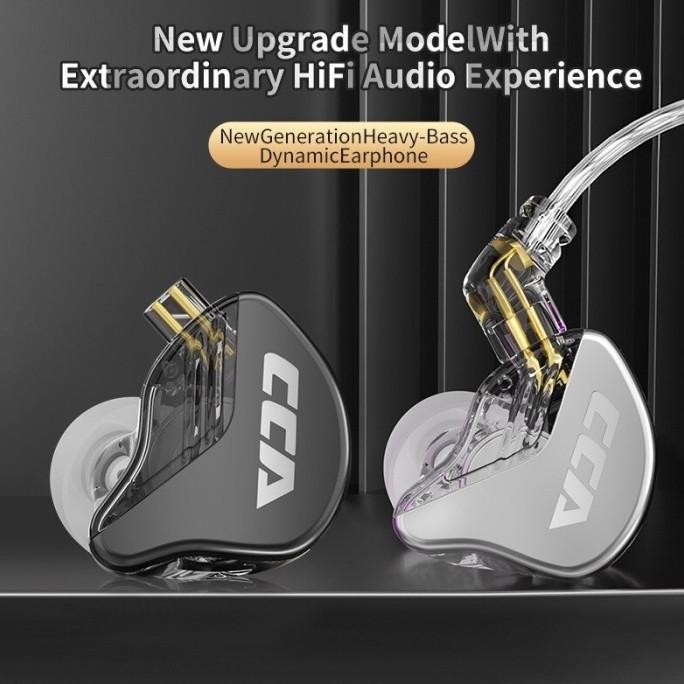 Jual Cca Cra Single Dynamic Driver Hifi Earphone With Mic Upg Edx Pro ...