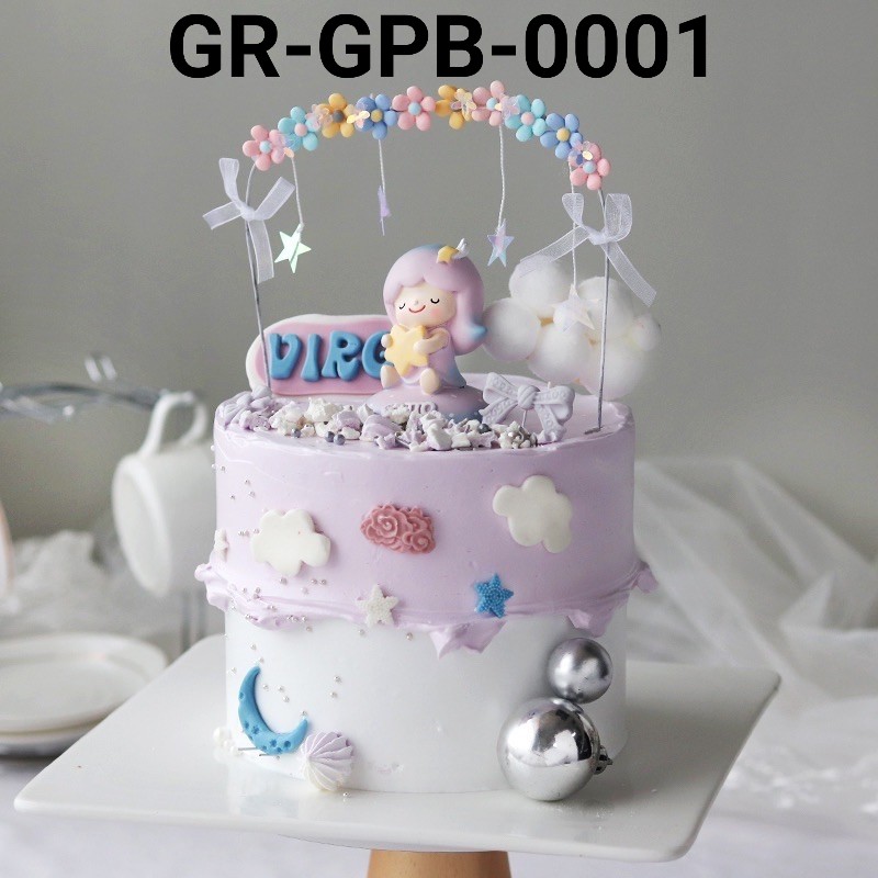 Jual GR-GPB-0001 Cake topper hiasan kue gapura bunga pelangi flower arch (MAINAN) | Shopee Indonesia