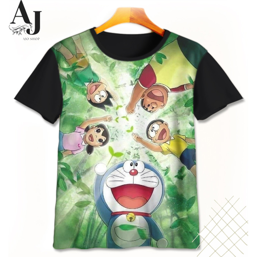Jual Baju Anak Gambar Doraemon Kaos Kartun Game Anime 3D Doraemon-2 ...