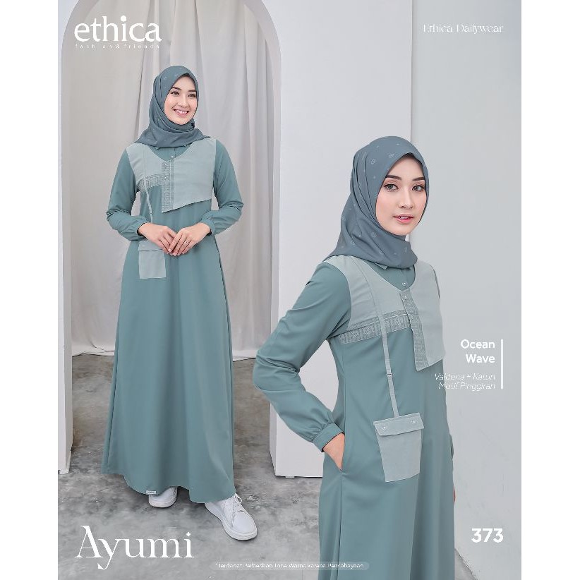 Jual Gamis Ethica AYUMI 373 | Model Baju Gamis Terbaru Lebaran 2025 ...