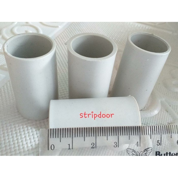 Jual Socket Sambungan Pipa Pvc Conduit Putih 20 Mm - Putih Susu Free ...