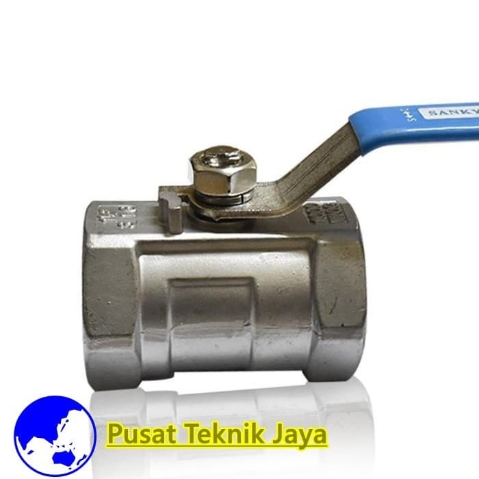 Jual kran air ball valve stainless steel 316 sankyo 1/4"(inch) | Shopee Indonesia