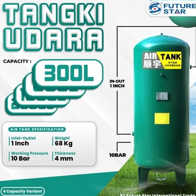 Jual TANGKI KOMPRESOR TANGKI UDARA 300 LITER AIR RECEIVER TANK 300 LITER ORIGINAL DAN TERPERCAYA ...